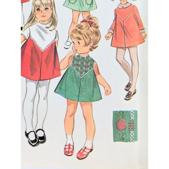 McCall's | Art | 969 Toddlers Dress Sewing Pattern Uncut Detachable ...